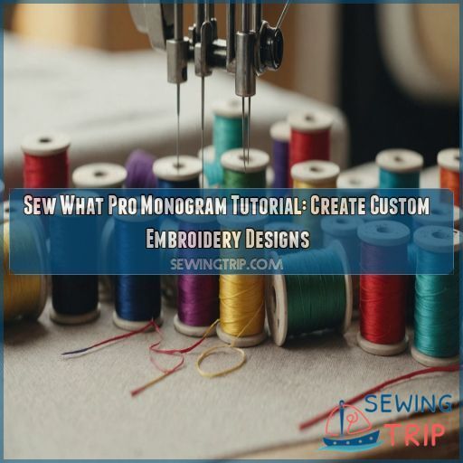 Sew What Pro Monogram Tutorial: Create Custom Embroidery Designs