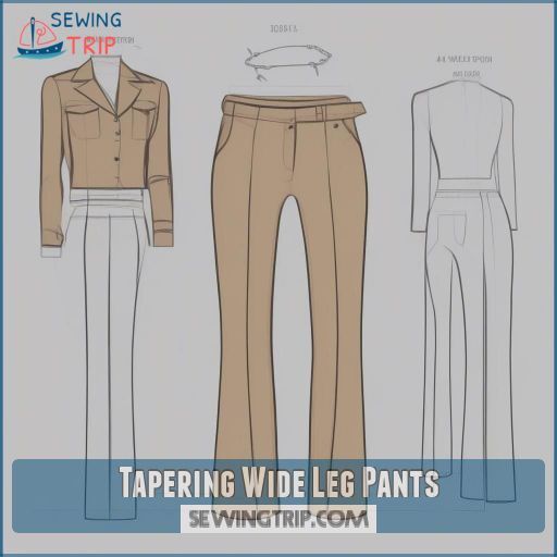 Tapering Wide Leg Pants Tutorial: Easy Step-by-Step Guide