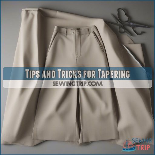 Tapering Wide Leg Pants Tutorial: Easy Step-by-Step Guide