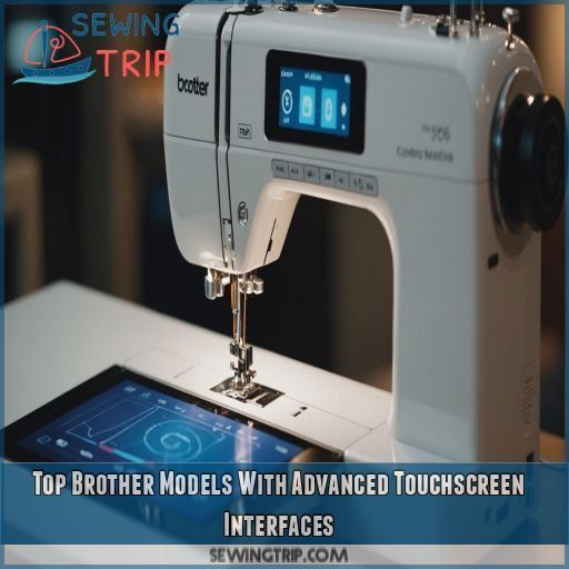 Brother Sewing Machines With Large Touchscreen Displays: Sew Smart, Sew ...