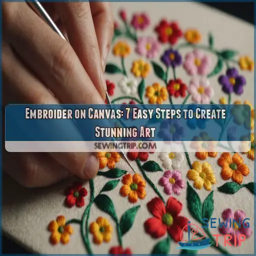 Embroider on Canvas: 7 Easy Steps to Create Stunning Art