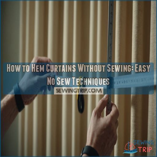 How to Hem Curtains Without Sewing: Easy No Sew Techniques