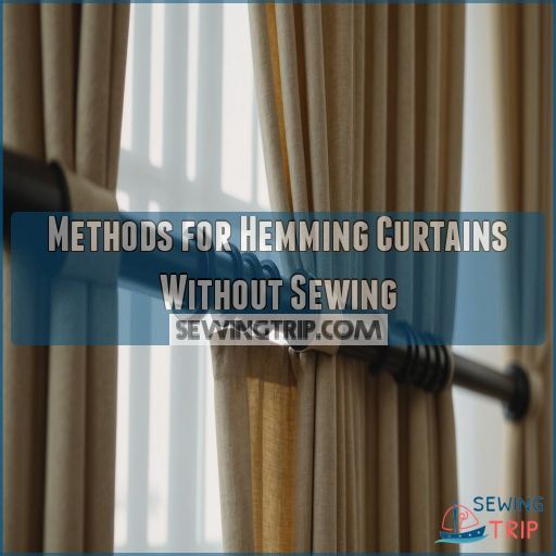 How to Hem Curtains Without Sewing: Easy No Sew Techniques