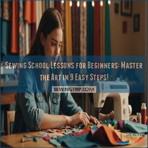 Sewing School Lessons for Beginners: Master the Art in 9 Easy Steps!