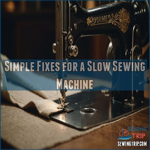 Why Does My Sewing Machine Run Slow? Quick Fixes Inside!