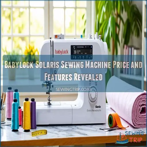 Babylock Solaris Sewing Machine Price and Features Revealed