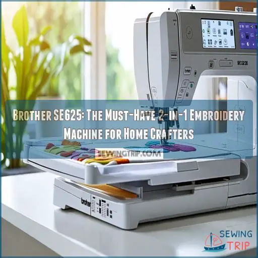 Brother SE625: The Must-Have 2-in-1 Embroidery Machine for Home Crafters