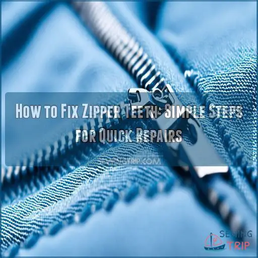 How to Fix Zipper Teeth: Simple Steps for Quick Repairs