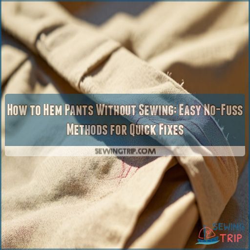How to Hem Pants Without Sewing: Easy No-Fuss Methods for Quick Fixes