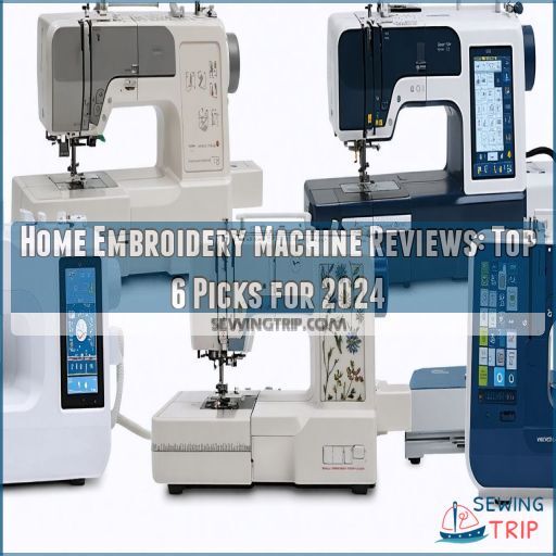 Home Embroidery Machine Reviews: Top 6 Picks for 2024