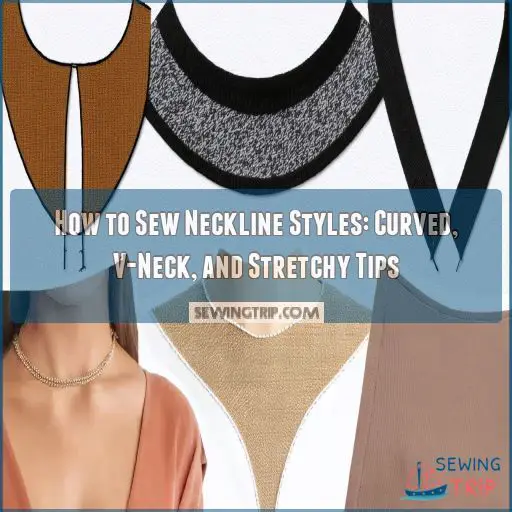 How to Sew Neckline Styles: Curved, V-Neck, and Stretchy Tips