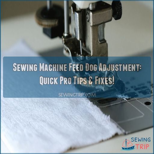 Sewing Machine Feed Dog Adjustment: Quick Pro Tips & Fixes!