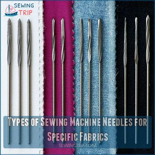 Sewing Machine Needle Types Chart & Sizes Guide (FREE PDF)