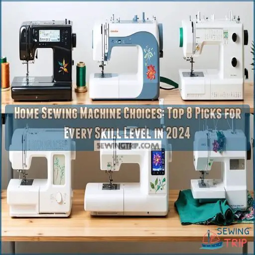 Home Sewing Machine Choices: Top 8 Picks for Every Skill Level in 2024