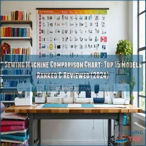 Sewing Machine Comparison Chart: Top 15 Models Ranked & Reviewed (2024)