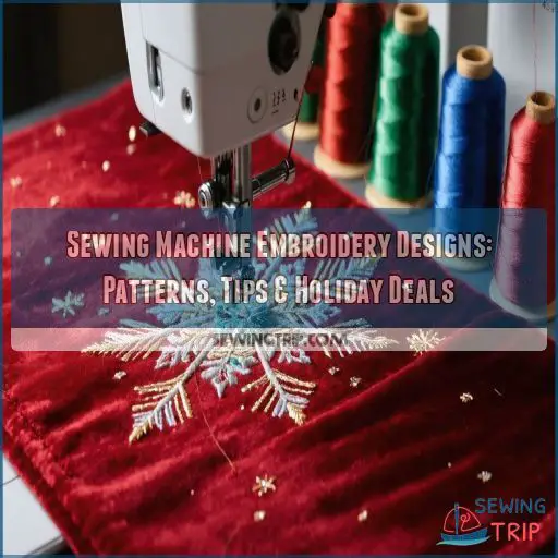 Sewing Machine Embroidery Designs: Patterns, Tips & Holiday Deals
