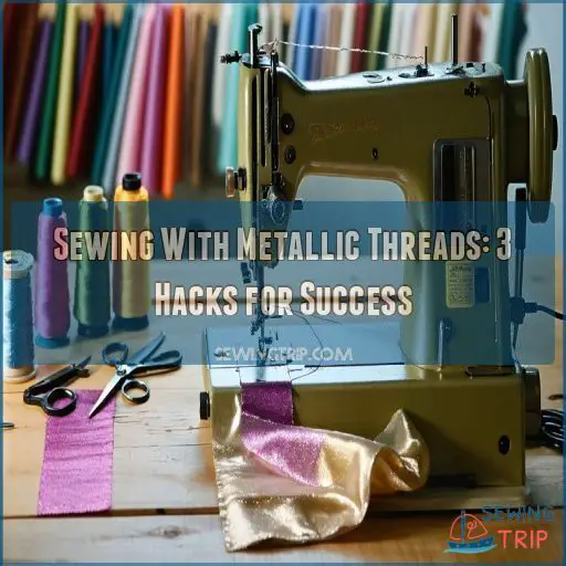 Sewing With Metallic Threads: 3 Hacks for Success