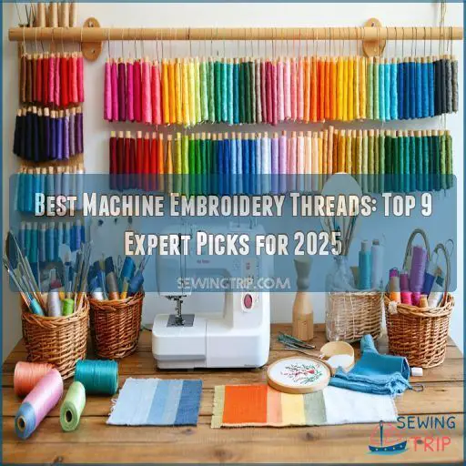 Best Machine Embroidery Threads: Top 9 Expert Picks for 2025