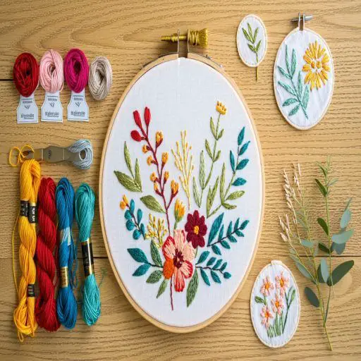 Learning Advanced Embroidery Techniques: Top Stitches and Texture Tips