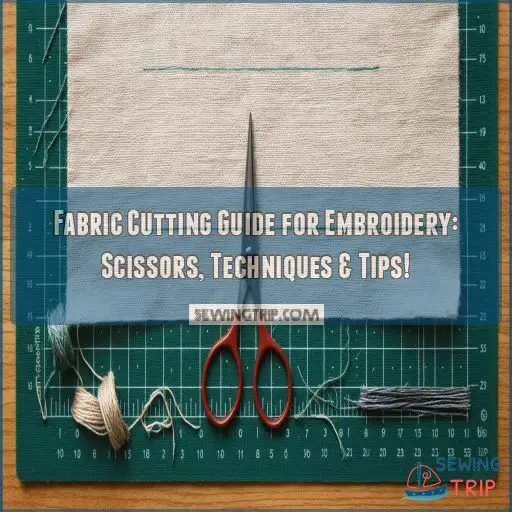 Fabric Cutting Guide for Embroidery: Scissors, Techniques & Tips!