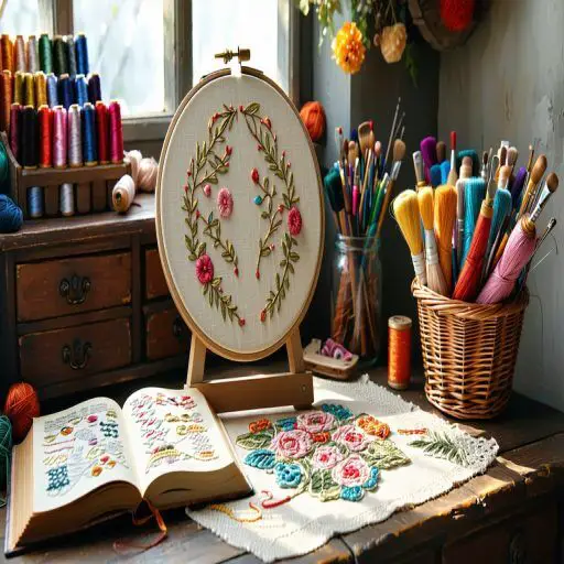 Learning Advanced Embroidery Techniques: Top Stitches and Texture Tips