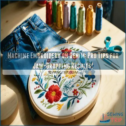 Machine Embroidery on Denim: Pro Tips for Jaw-Dropping Results!