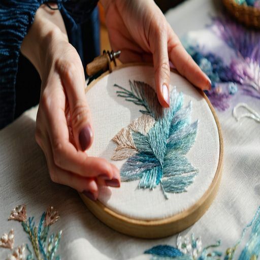 Learning Advanced Embroidery Techniques: Top Stitches and Texture Tips