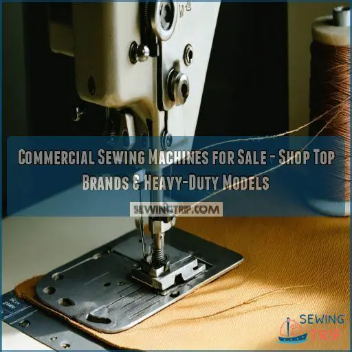 Commercial Sewing Machines for Sale - Shop Top Brands & Heavy-Duty Models