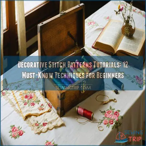 Decorative Stitch Patterns Tutorials: 12 Must-Know Techniques for Beginners