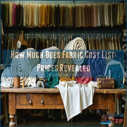 How Much Does Fabric Cost List: Prices Revealed
