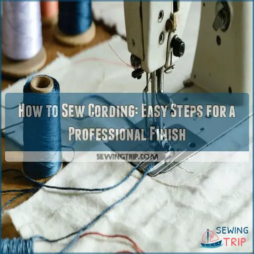 How to Sew Cording: Easy Steps for a Professional Finish
