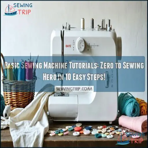 Basic Sewing Machine Tutorials: Zero to Sewing Hero in 10 Easy Steps!