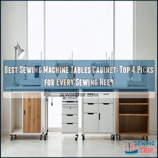Best Sewing Machine Tables Cabinet: Top 4 Picks for Every Sewing Need