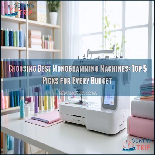 Choosing Best Monogramming Machines: Top 5 Picks for Every Budget