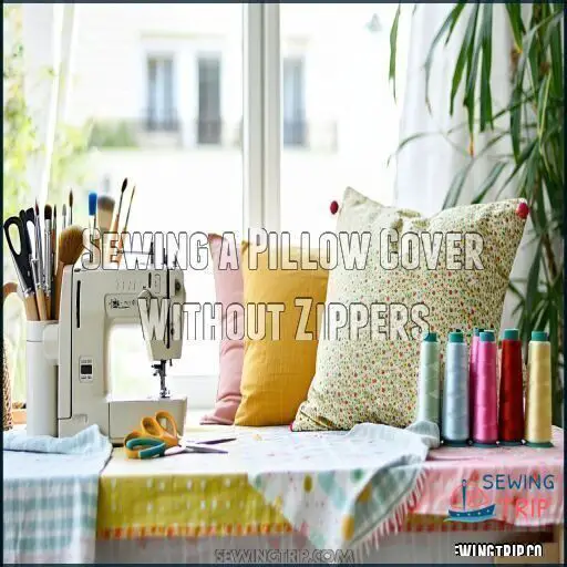 How to Sew a Pillow Cover Without a Zipper: 3 Easy DIY Methods That Work!