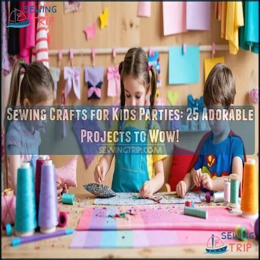 Sewing Crafts for Kids Parties: 25 Adorable Projects to Wow!