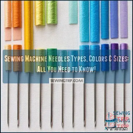 Sewing Machine Needles Types, Colors & Sizes: All You Need to Know!