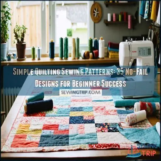 Simple Quilting Sewing Patterns: 35 No-Fail Designs for Beginner Success