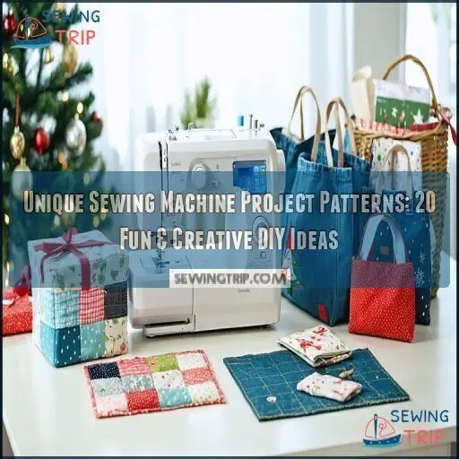 Unique Sewing Machine Project Patterns: 20 Fun & Creative DIY Ideas