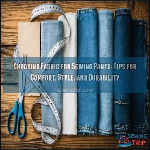 Choosing Fabric for Sewing Pants: Tips for Comfort, Style, and Durability