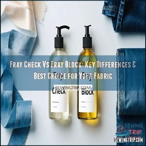 Fray Check Vs Fray Block: Key Differences & Best Choice for Your Fabric