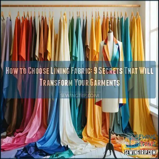 How to Choose Lining Fabric: 9 Secrets That Will Transform Your Garments