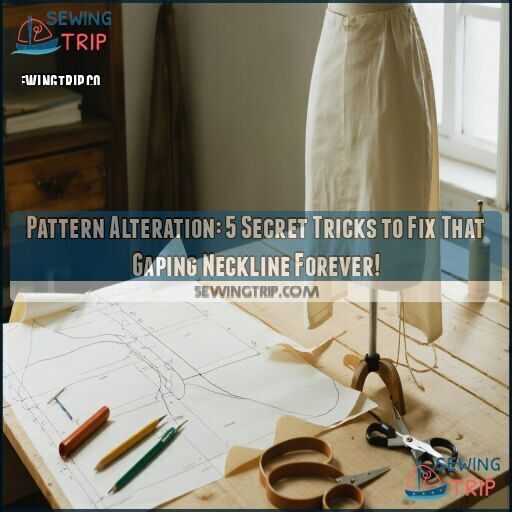 Pattern Alteration: 5 Secret Tricks to Fix That Gaping Neckline Forever!