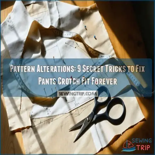 Pattern Alterations: 9 Secret Tricks to Fix Pants Crotch Fit Forever