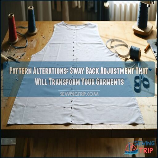 Pattern Alterations: Sway Back Adjustment That Will Transform Your Garments