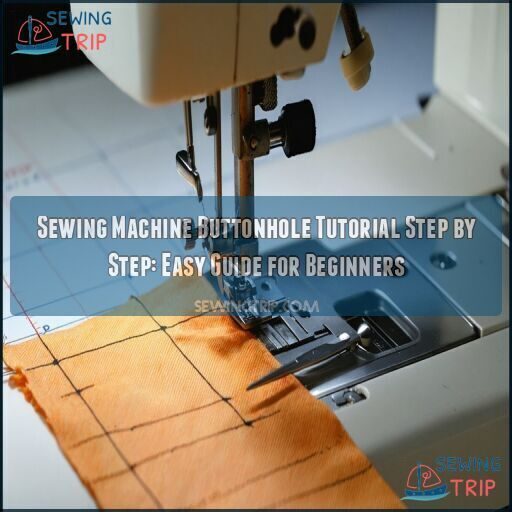 Sewing Machine Buttonhole Tutorial Step by Step: Easy Guide for Beginners