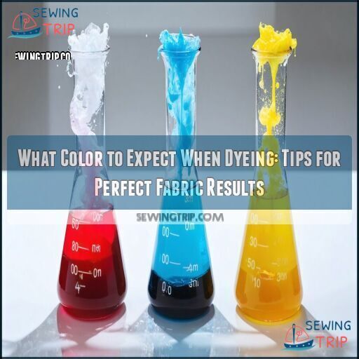 What Color to Expect When Dyeing: Tips for Perfect Fabric Results