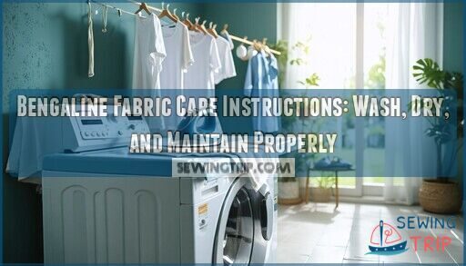 Bengaline Fabric Care Instructions: Wash, Dry, and Maintain Properly