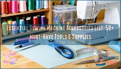 Essential Sewing Machine Accessories List: 50+ Must-Have Tools & Supplies