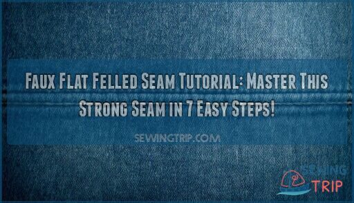 Faux Flat Felled Seam Tutorial: Master This Strong Seam in 7 Easy Steps!